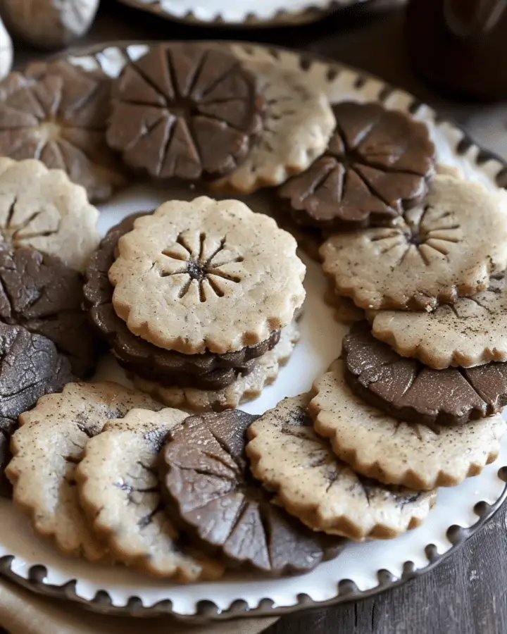 Espresso Shortbread Cookies | CookedByMomy