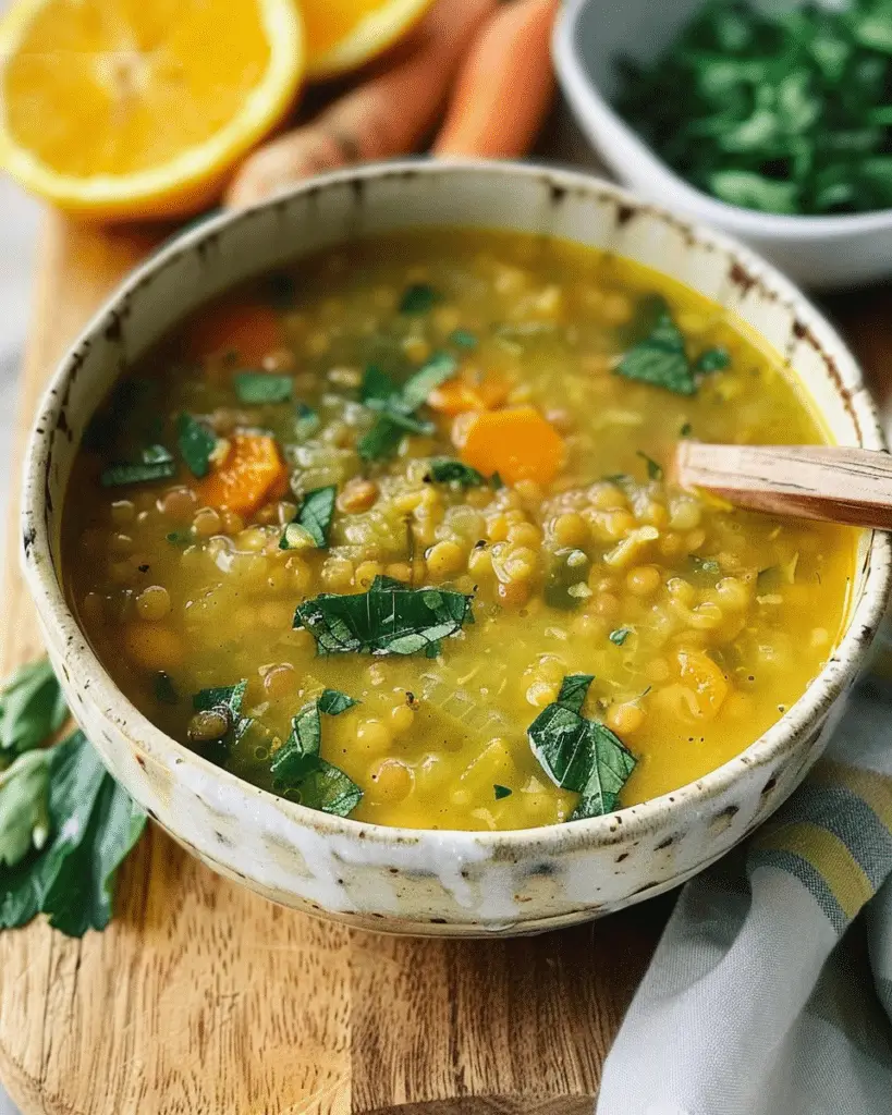 One-Pot Golden Lentil Soup | CookedByMomy