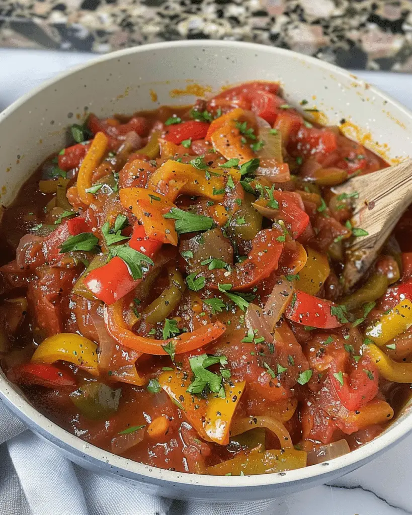 Piperade – Basque Pepper and Tomato Stew | CookedByMomy