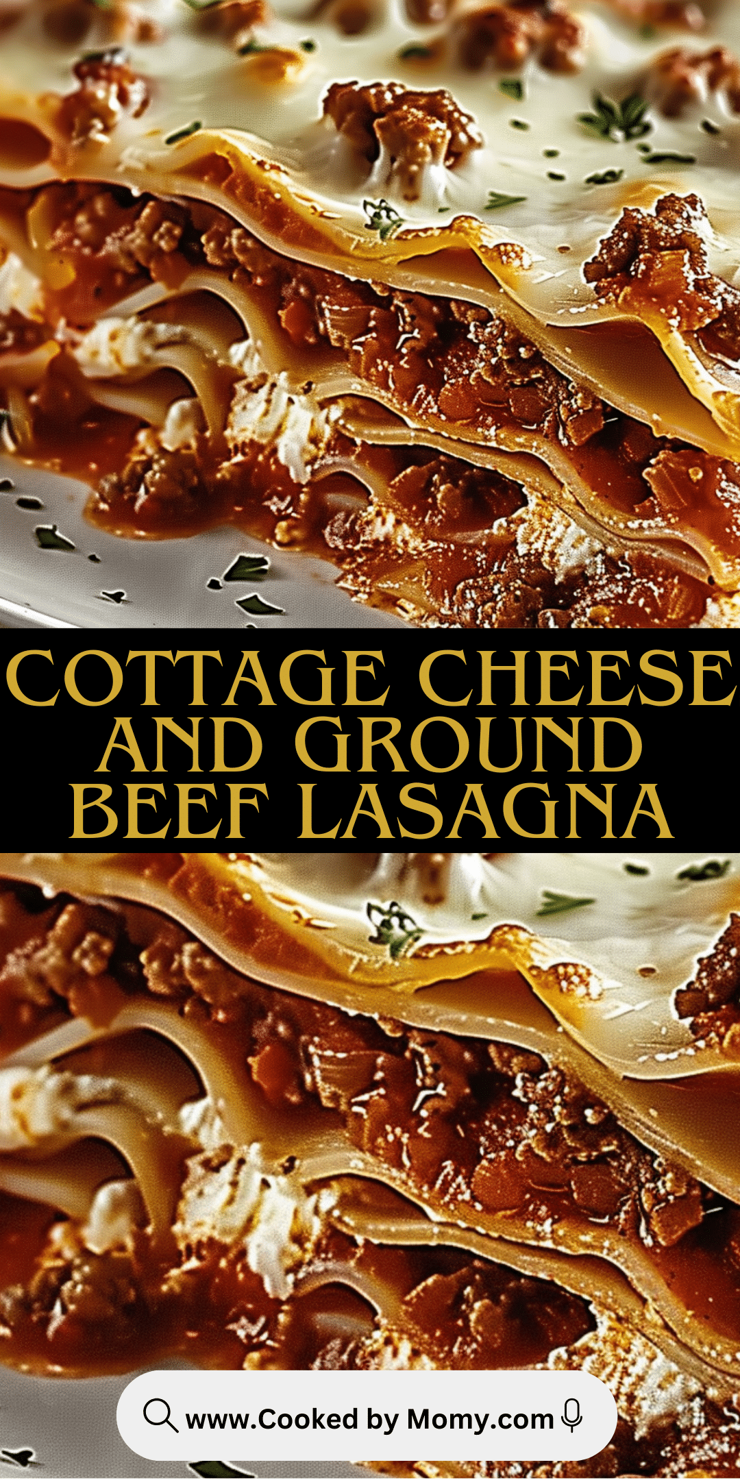 Cottage Cheese and Ground Beef Lasagna | CookedByMomy