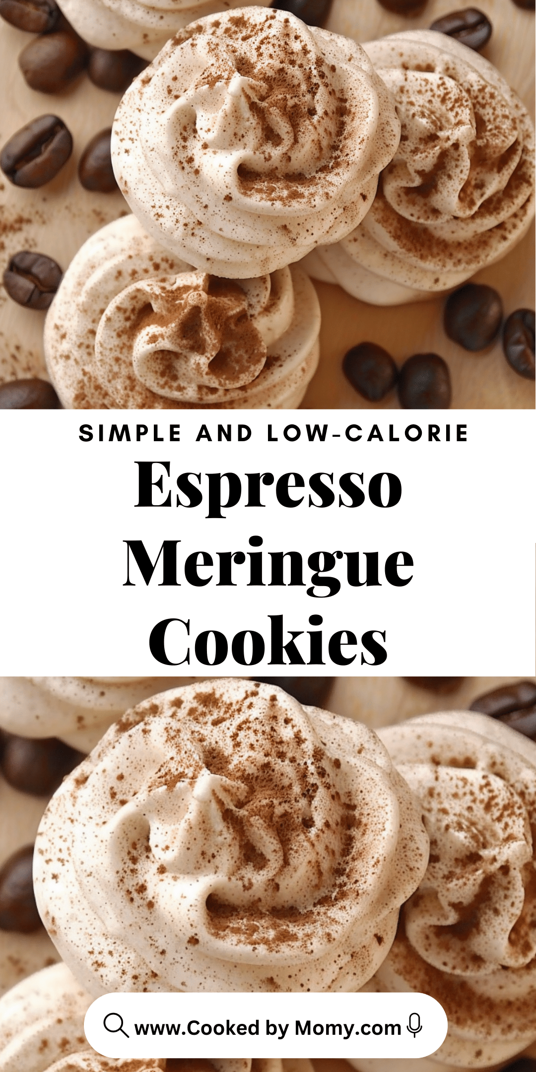 Espresso Meringue Cookies | CookedByMomy