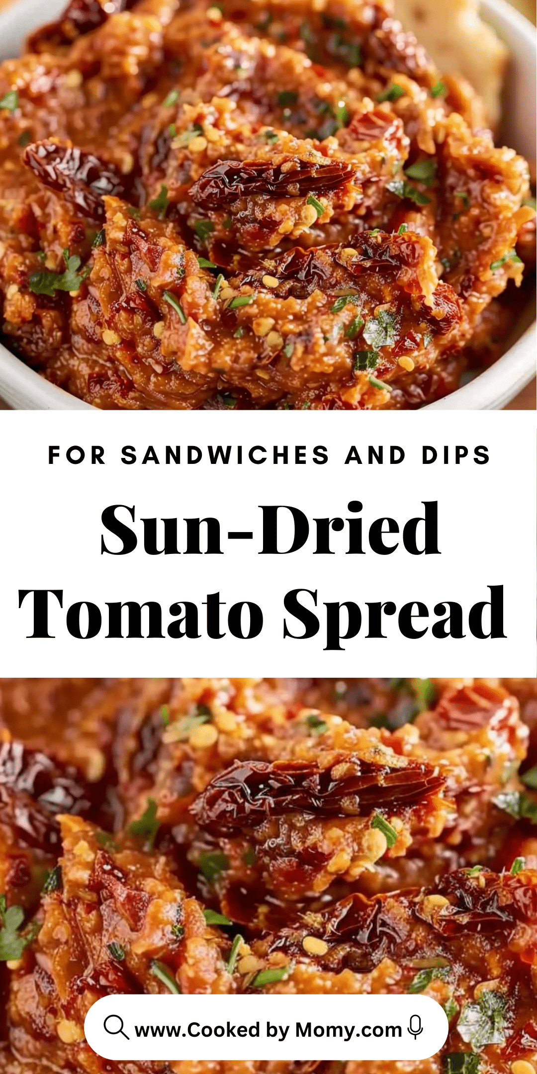 Sun-Dried Tomato Spread | CookedByMomy