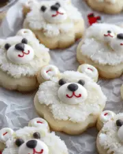 Polar Bear Cookies | CookedByMomy