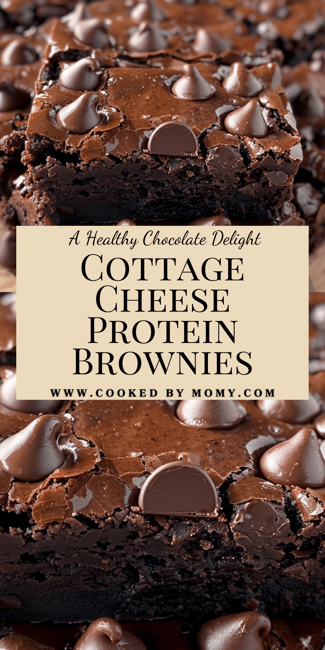 Cottage Cheese Protein Brownies | CookedByMomy