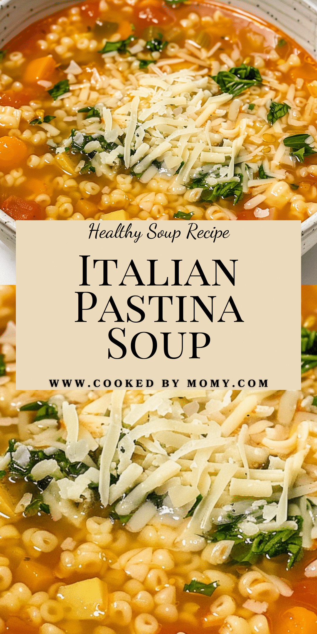 Italian Pastina Soup | CookedByMomy