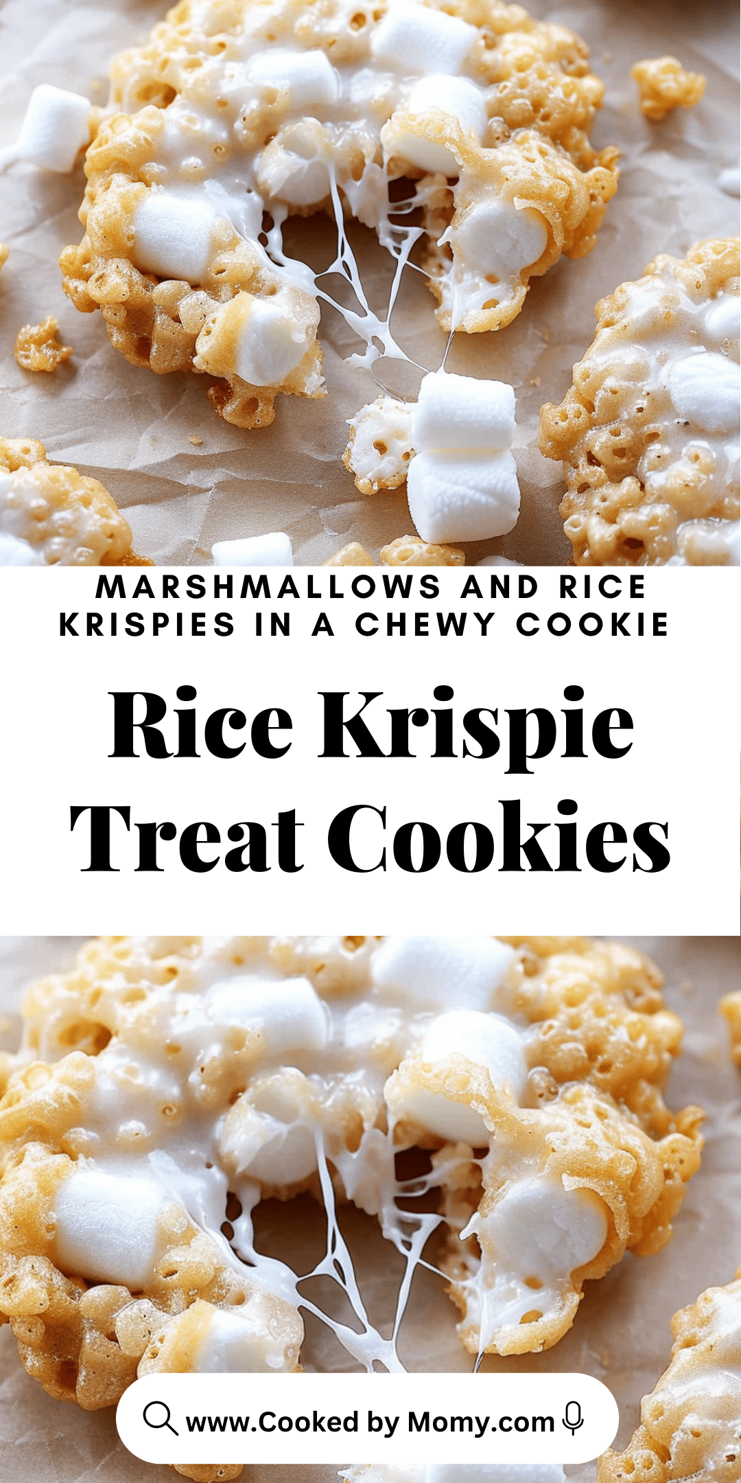 Rice Krispie Treat Cookies | CookedByMomy