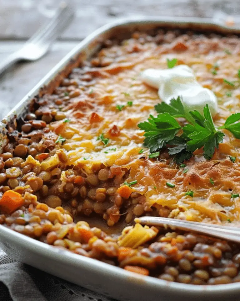 Spicy Root and Lentil Casserole | CookedByMomy