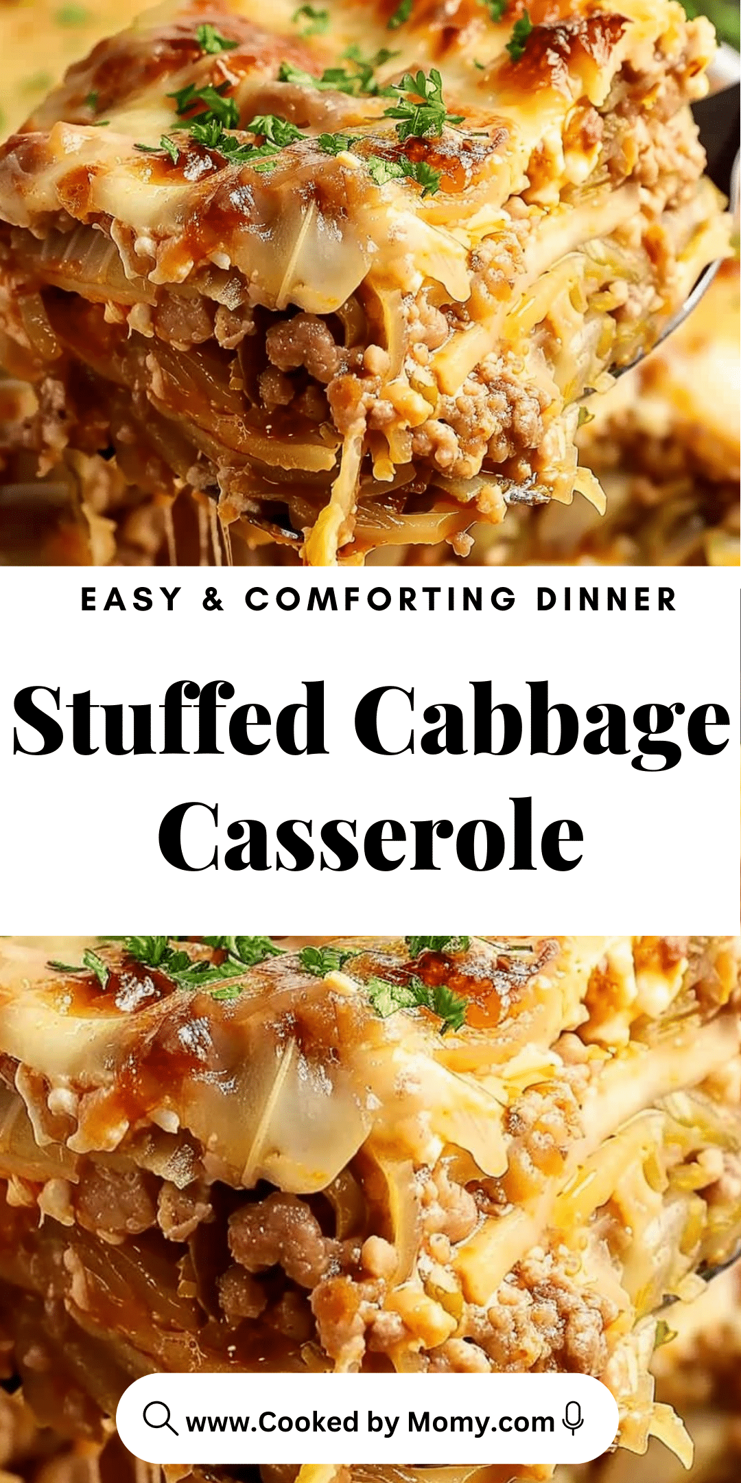Stuffed Cabbage Casserole | CookedByMomy