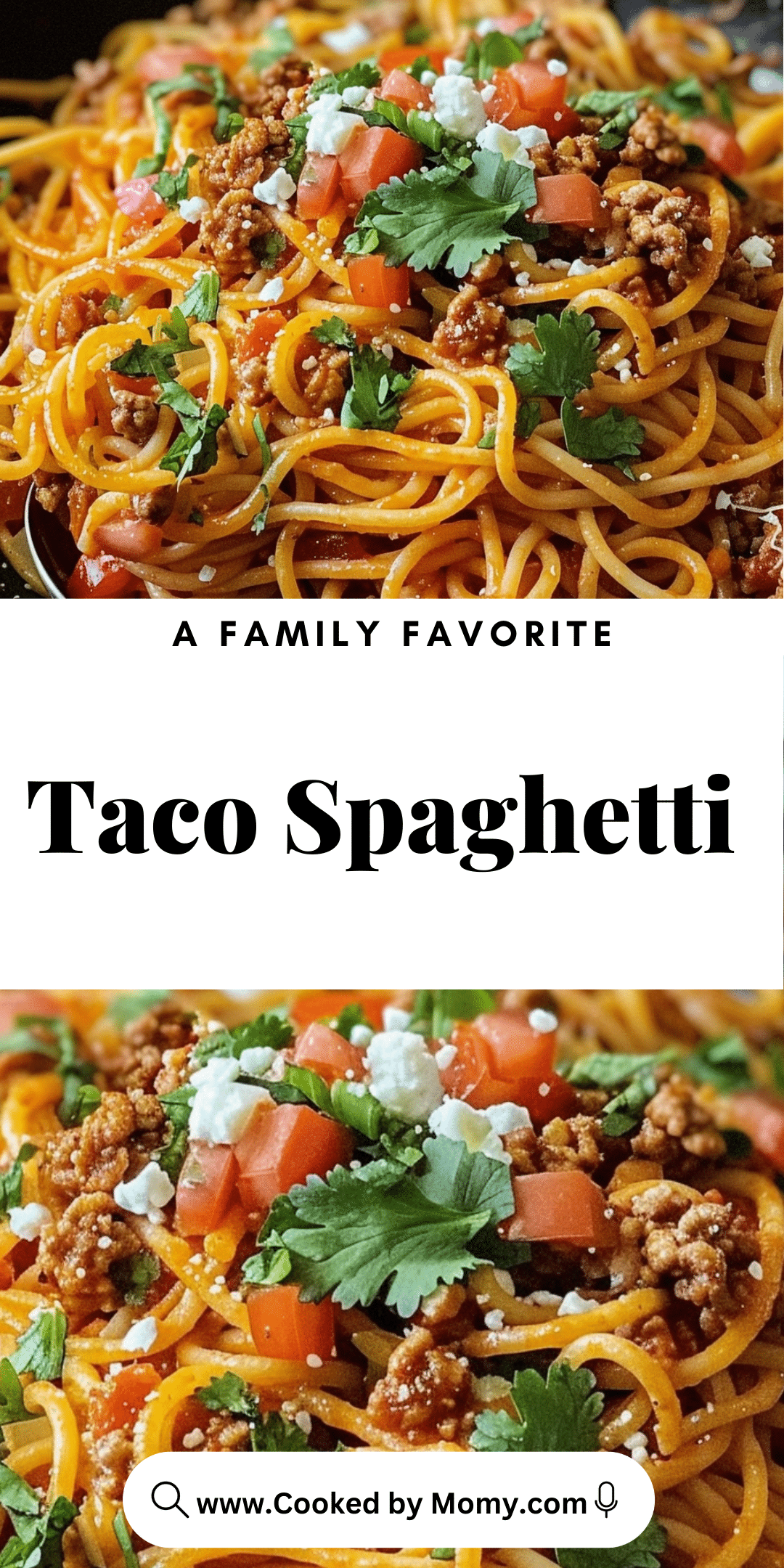Taco Spaghetti Recipe | CookedByMomy