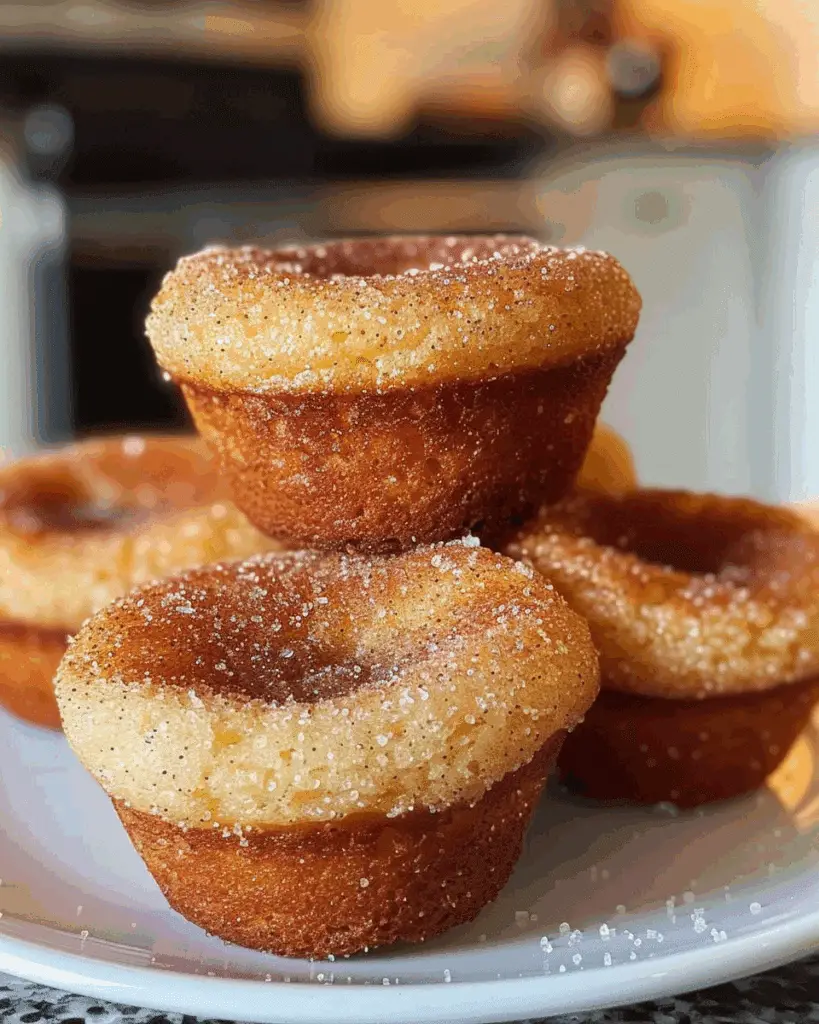 Keto Mini Cinnamon Sugar Muffins | CookedByMomy