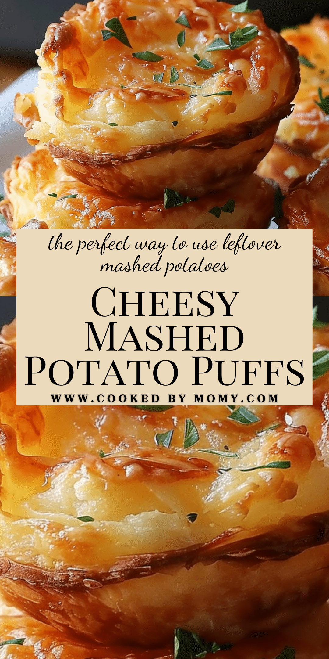 Cheesy Mashed Potato Puffs | CookedByMomy