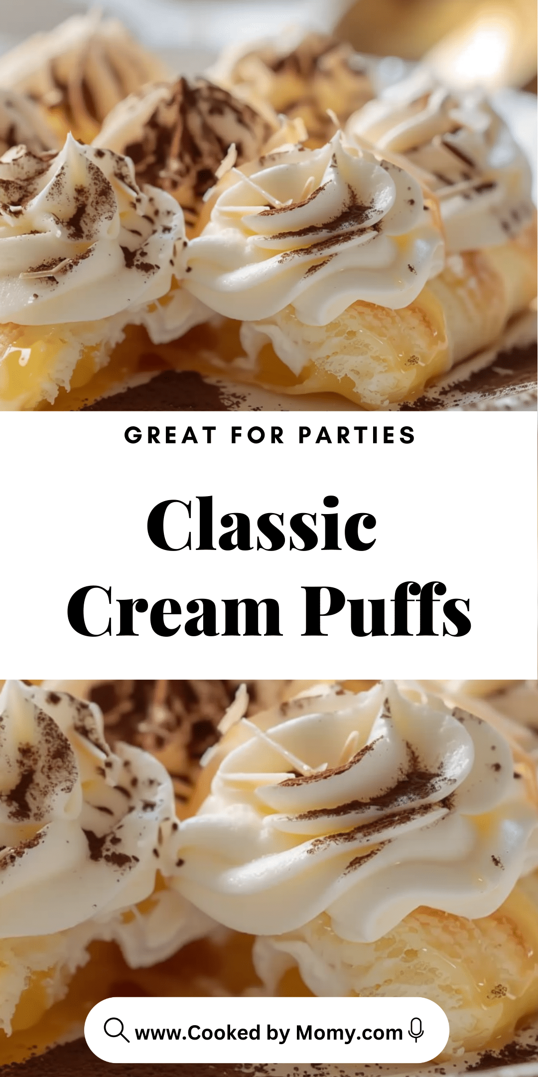 Classic Cream Puffs | CookedByMomy