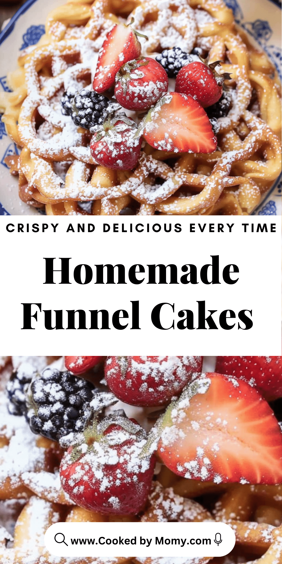 Homemade Funnel Cakes Recipe | CookedByMomy