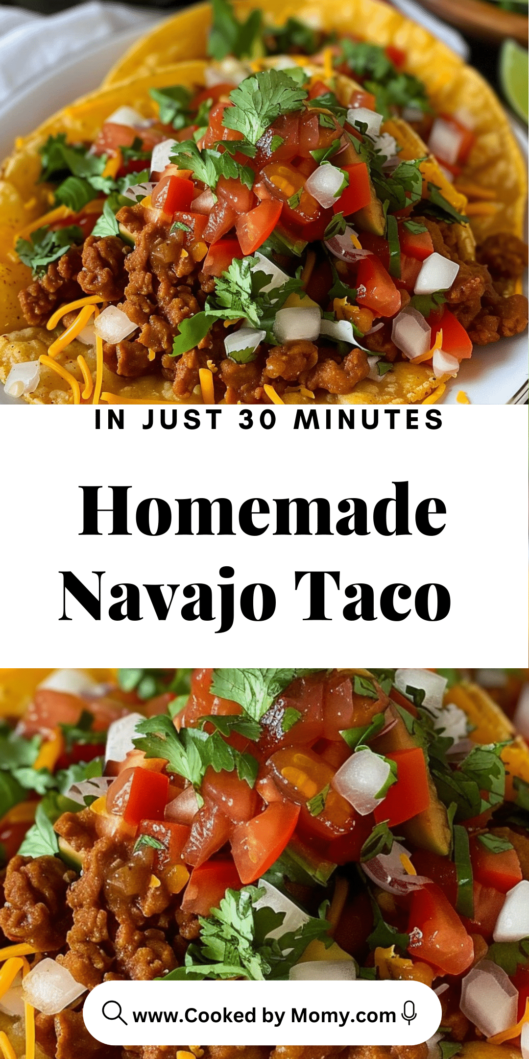 Homemade Navajo Taco | CookedByMomy