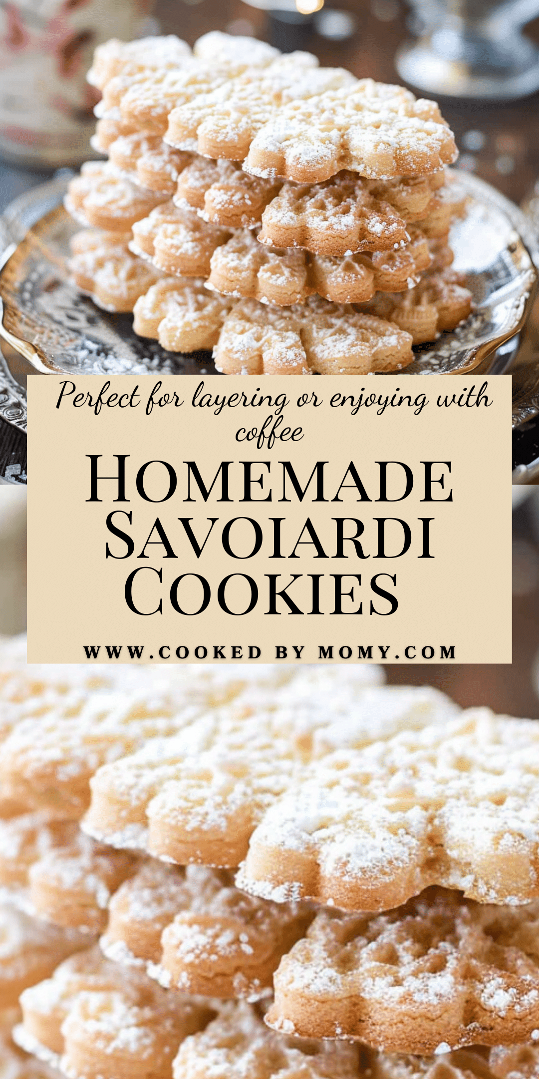 Homemade Savoiardi Cookies | CookedByMomy