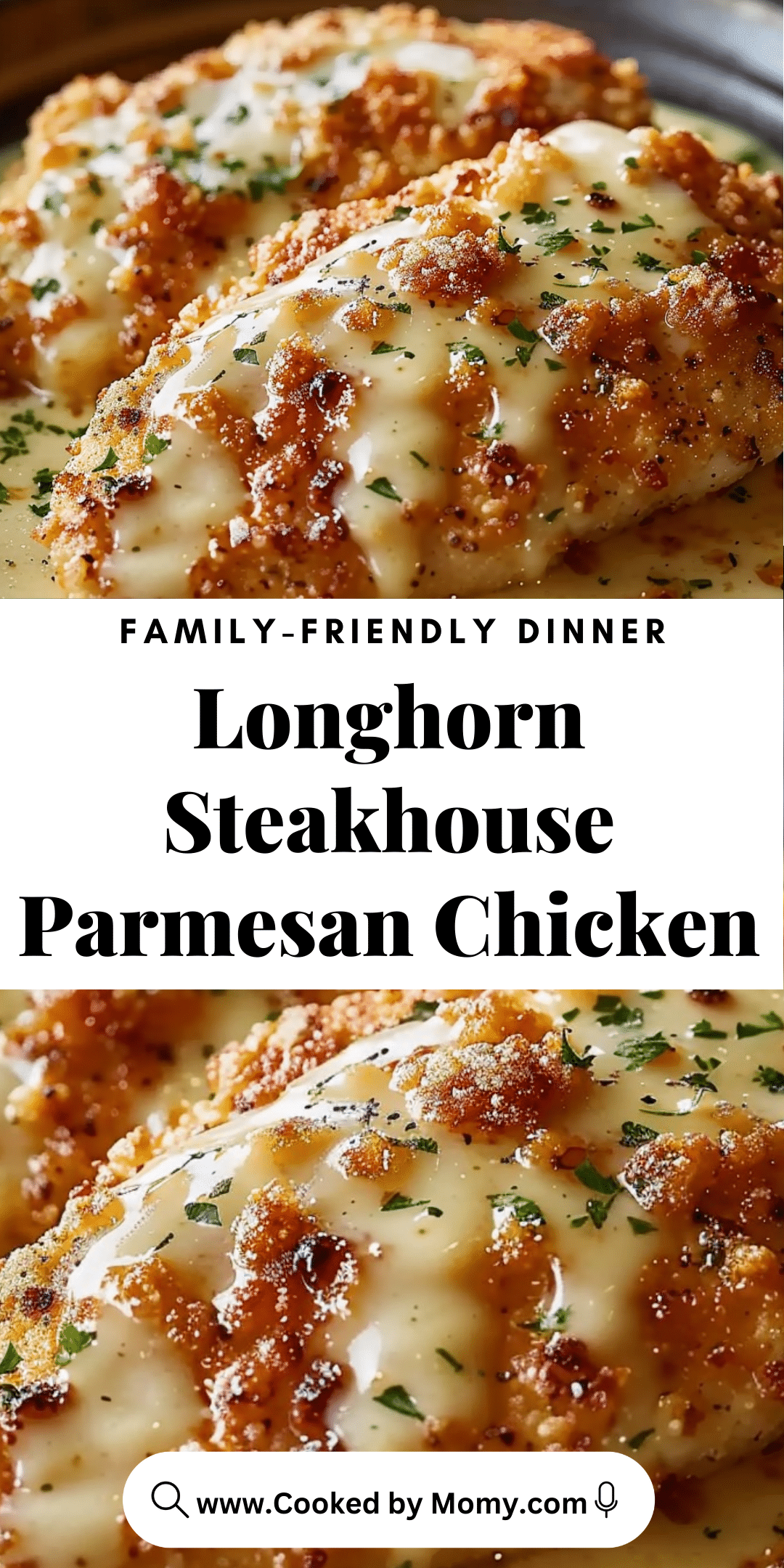 Longhorn Steakhouse Parmesan Chicken | CookedByMomy