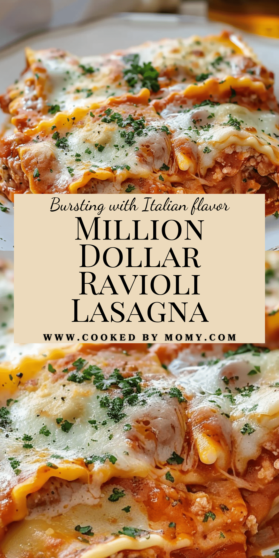 Million Dollar Ravioli Lasagna | CookedByMomy