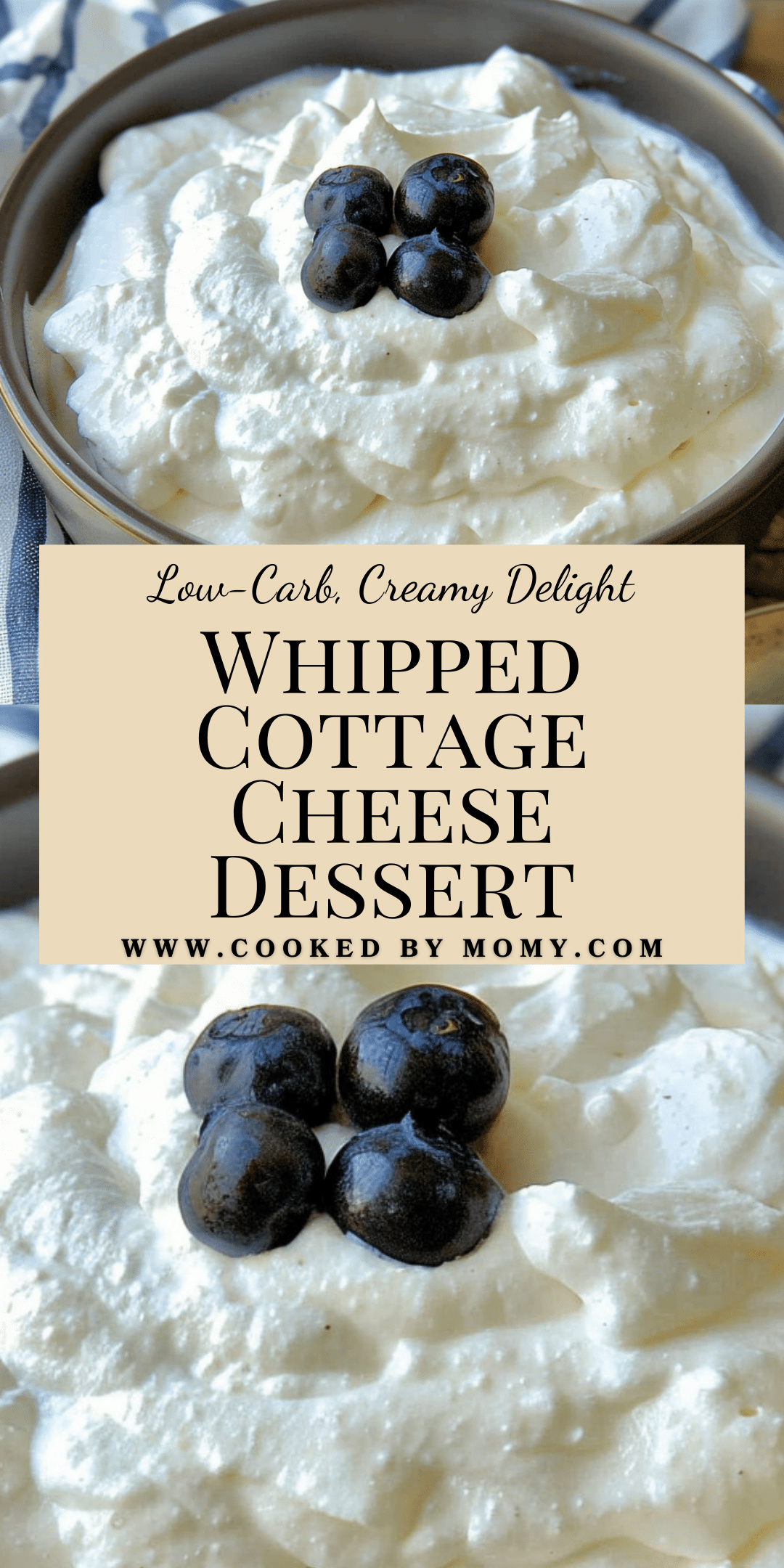 Whipped Cottage Cheese Dessert | CookedByMomy