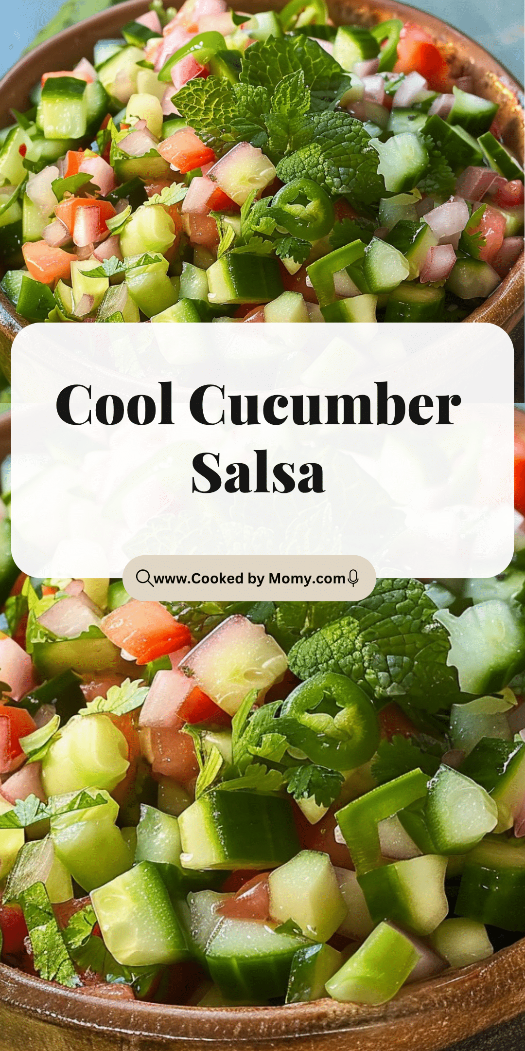 Cool Cucumber Salsa | CookedByMomy